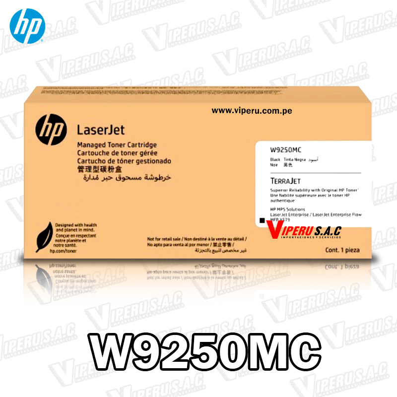 Toner HP W9250MC Negro L.J.X57945 50,000KPG Original